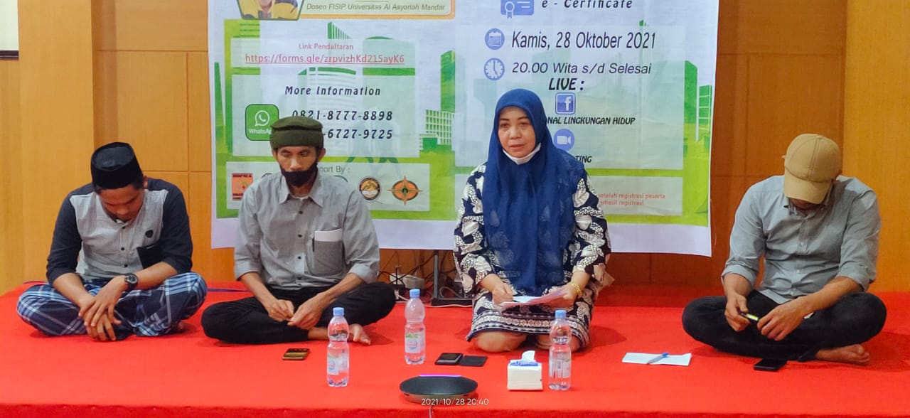 Pemerhati Lingkungan Polman, Gelar Diskusi Nasional di Unasman – Tayang9