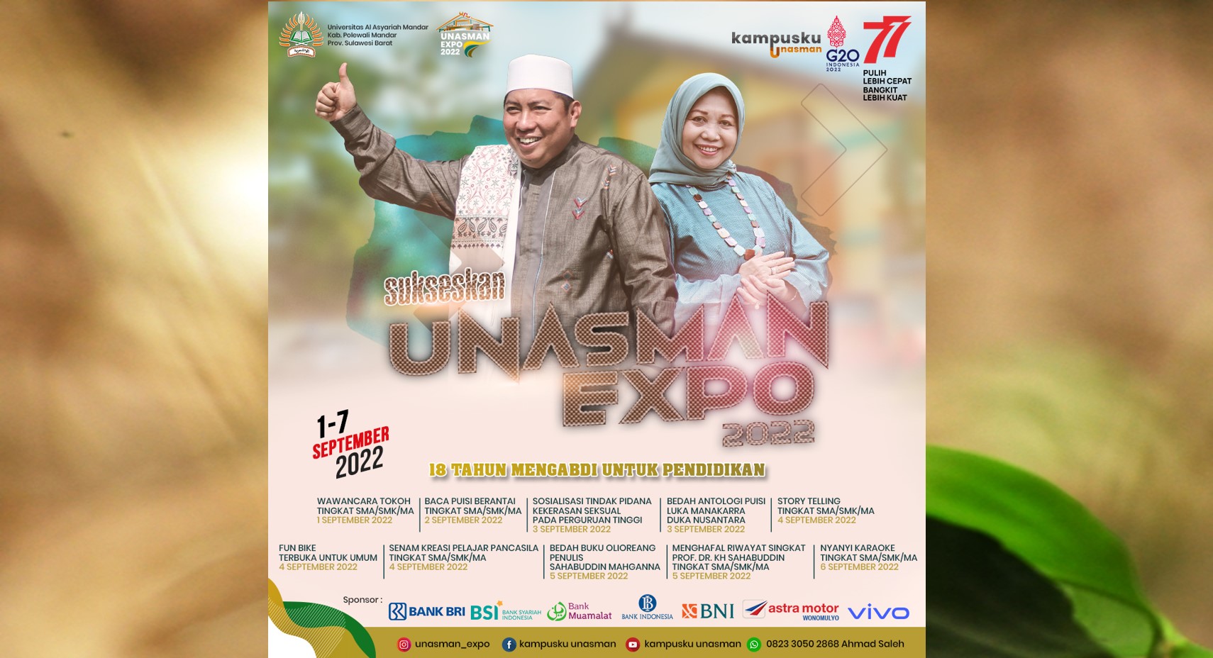 Unasman Expo 2022 Segera Dihelat – Tayang9